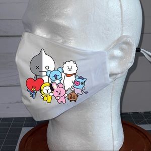 Hand Crafted | Accessories | Bt2 Bts Face Mask | Poshmark